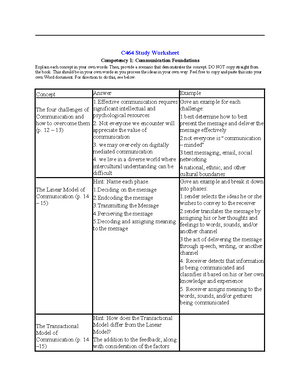 D152 task 1 - task 1 passed - Task 1 D Cierra Brown A. One ...