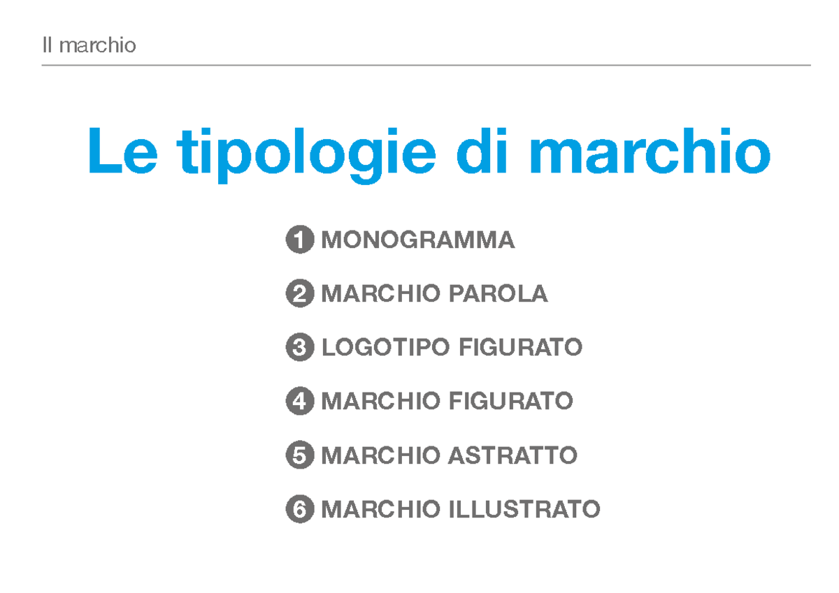 Il marchio - advertising course - Le tipologie di marchio 1 MONOGRAMMA ...