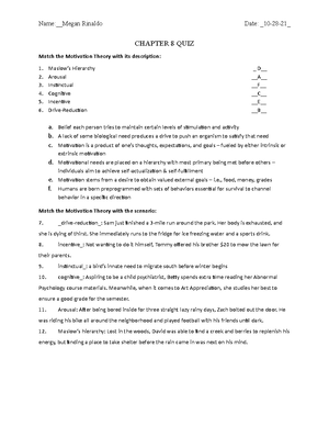 PSY 101 Chapter 1 worksheet - Prof. HarringtonChapter One Textbook Study Guide Worksheet Read ...