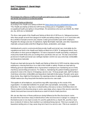 Unit 8 P1 P2 - Unit 8 Promoting Public Health - Unit 8 Promoting Public ...