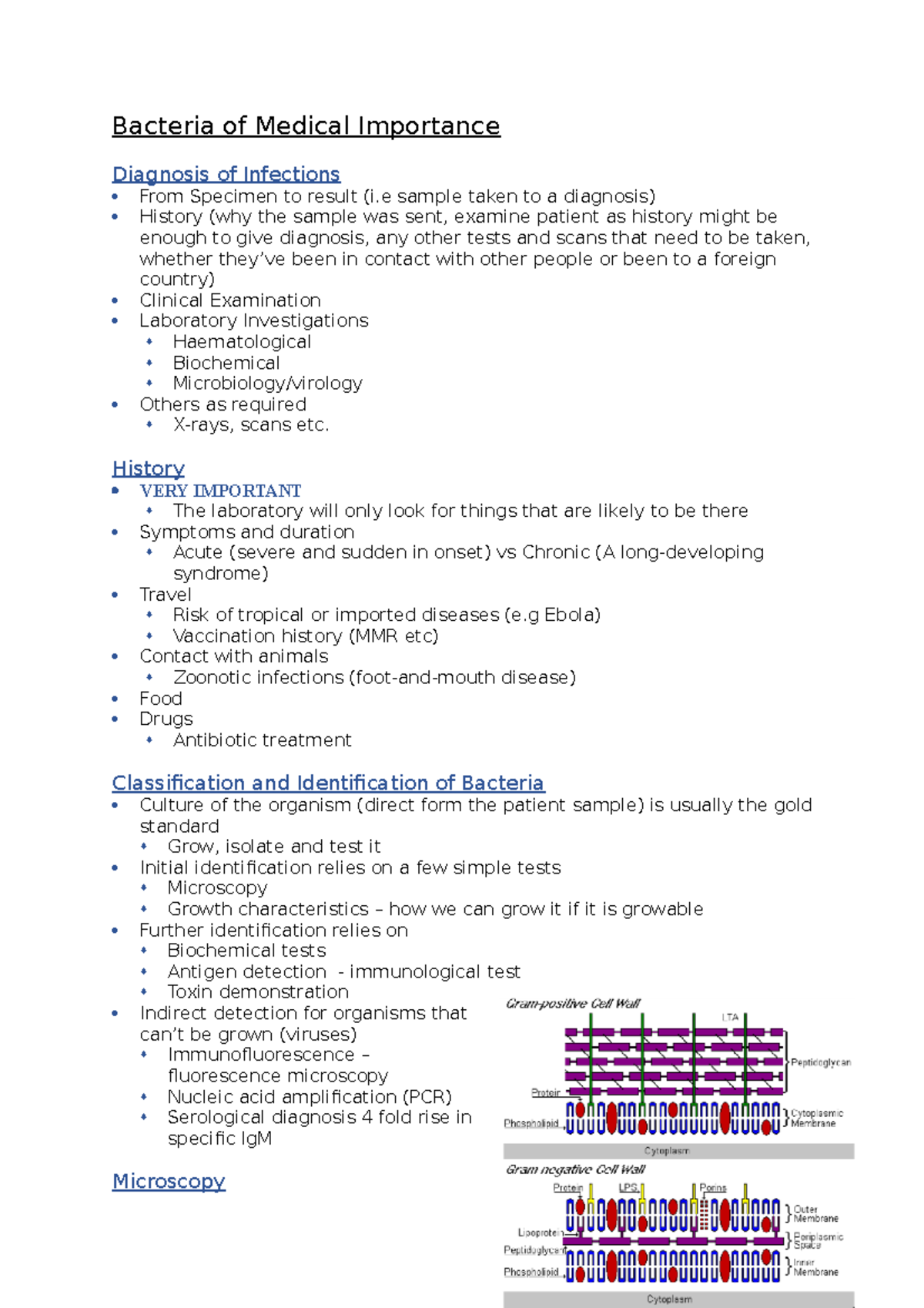 Lecture 2 - Bacteria of Medical Importance - Bacteria of Medical ...