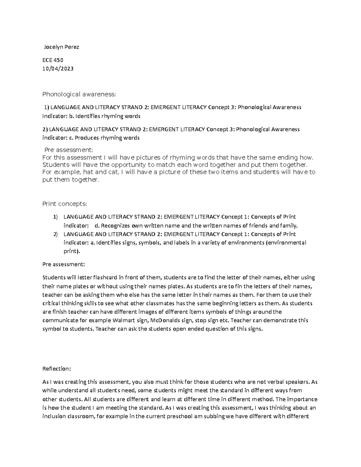 ECE 450 pre assessment - ... - Jocelyn Perez ECE 450 10/04 ...