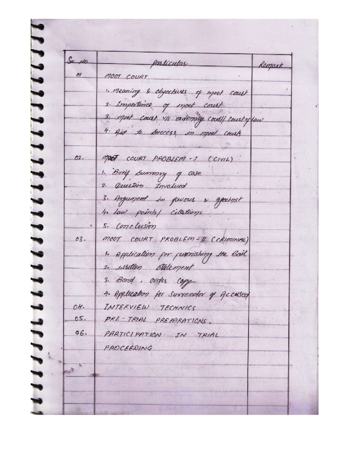 Moot Court File 1 - LLB - Studocu