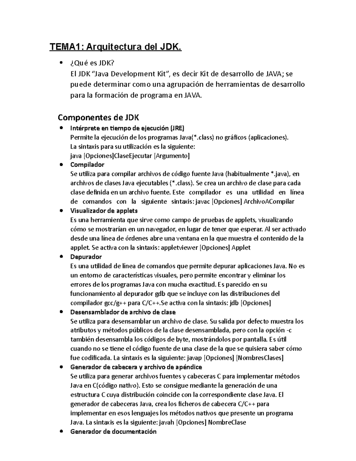 Arquitectura del JDK - ¿Qué es JDK? El JDK “Java Development Kit”, es ...