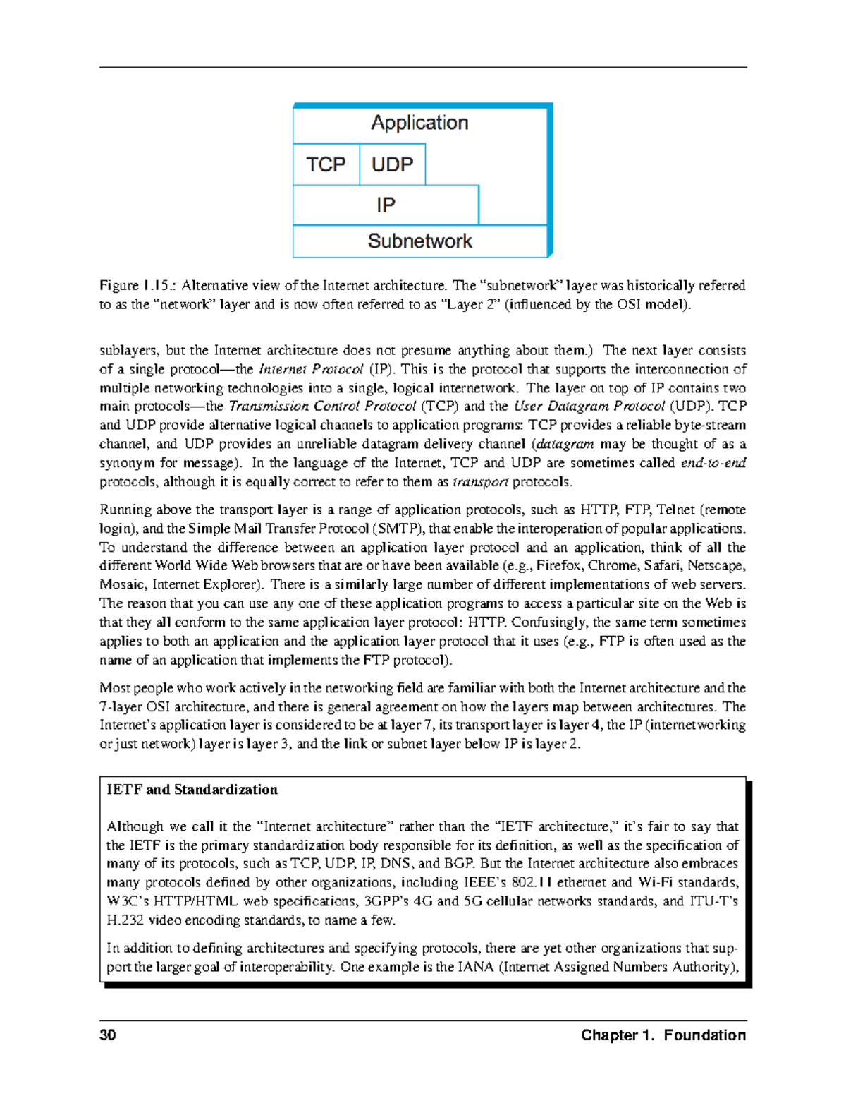 Computer network notes-8 - Figure 1.: Alternative view of the Internet ...
