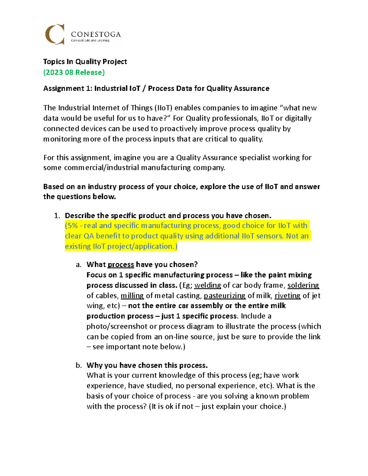 IIOT Details-quality - Topics In Quality Project (2023 08 Release ...