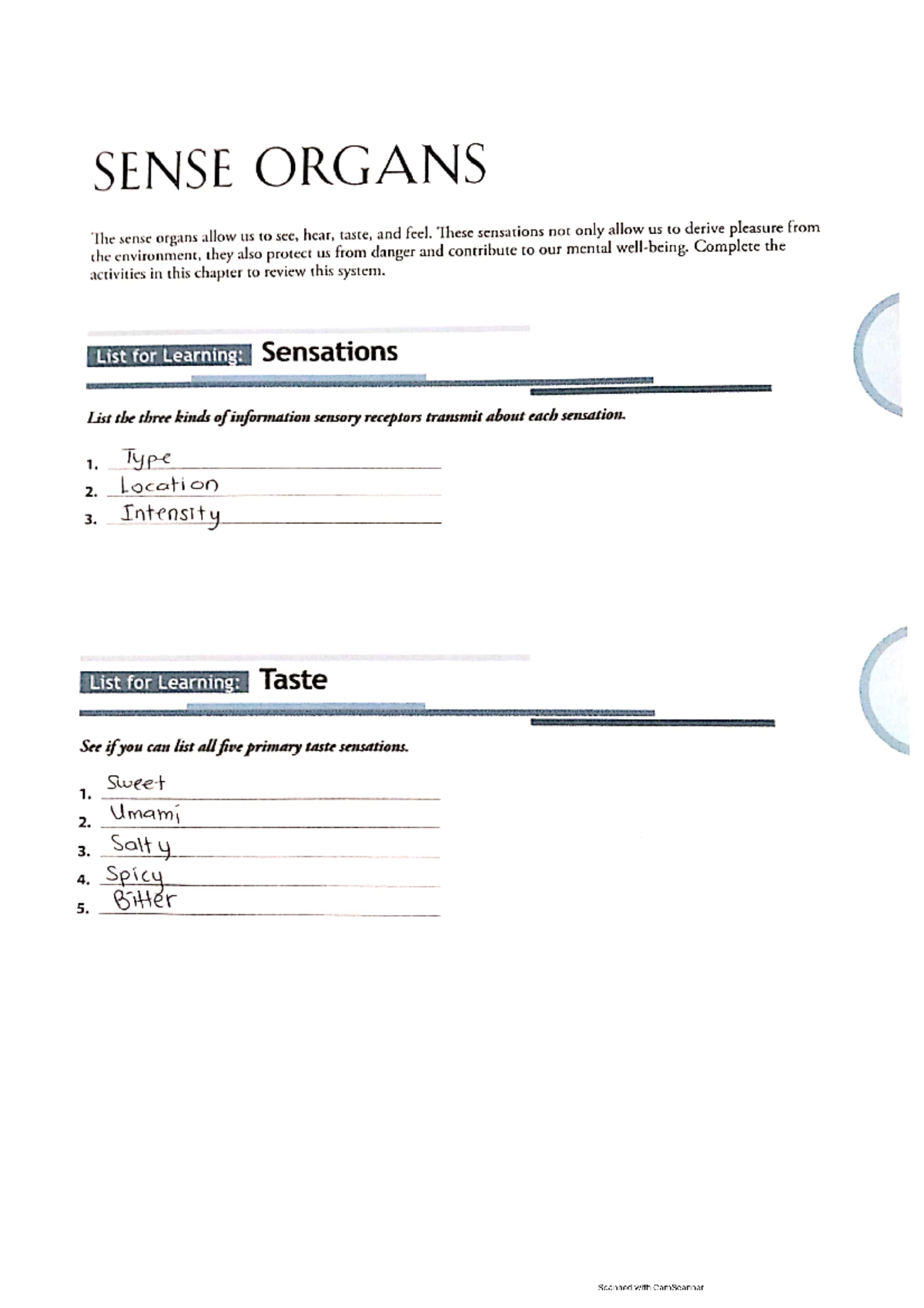 Practical Anatomy Unit 7 Sense Organ - diploma in nursing - KPJ - Studocu