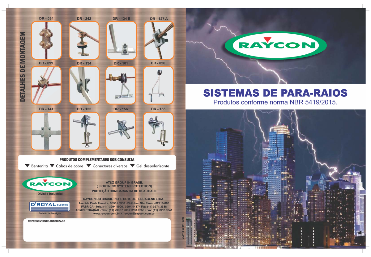 Catalogo-Raycon-2020 - Produtos conforme norma NBR 5419/2015. Bentonita ...