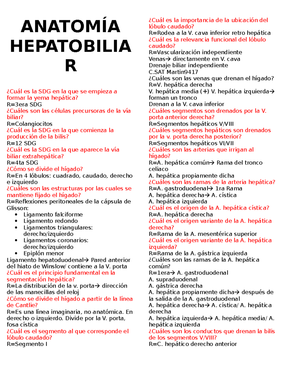Anatomia Hepatobiliar - Anatomía - BUAP - Studocu