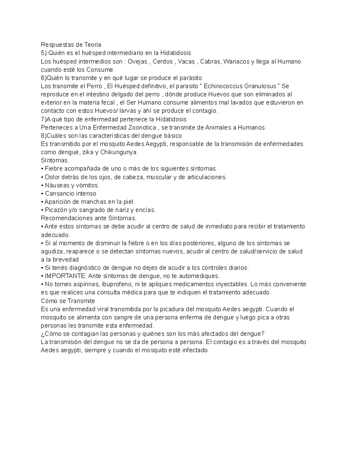 Respuestas de Teoria - 6)Quién lo transmite y en qué lugar se produce ...