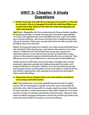 UNIT 6 Chapter 12 Notes - UNIT 6 CHAPTER 12 NOTES Chapter 12: Socio ...