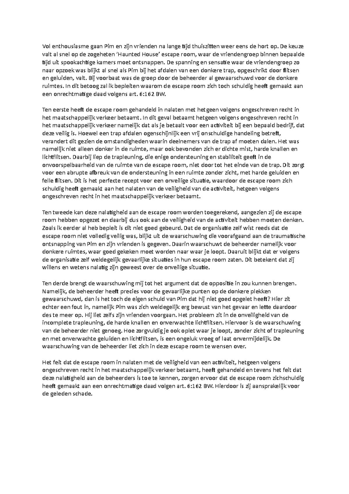 Escape room - werkgroep jav - Vol enthousiasme gaan Pim en zijn ...