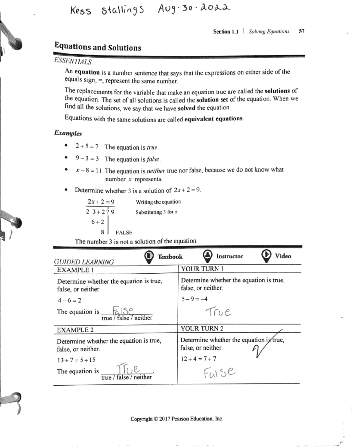 Section 1.1 (1) (1) - my homework - MATH 0702 - Studocu