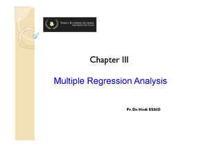 Econometrics formulas - Studocu
