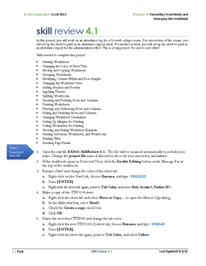 WD2013 Skill Review 2 1 instructions - A Skills Approach: Word 2013 ...