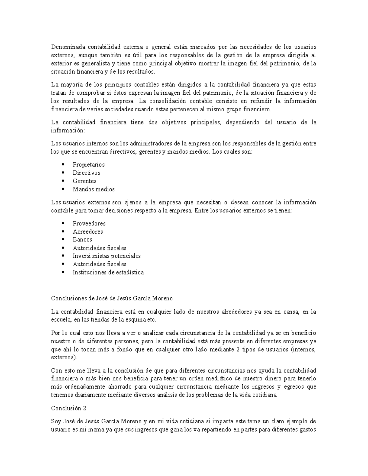 Contabilidad financiera 2022 - Denominada contabilidad externa o ...