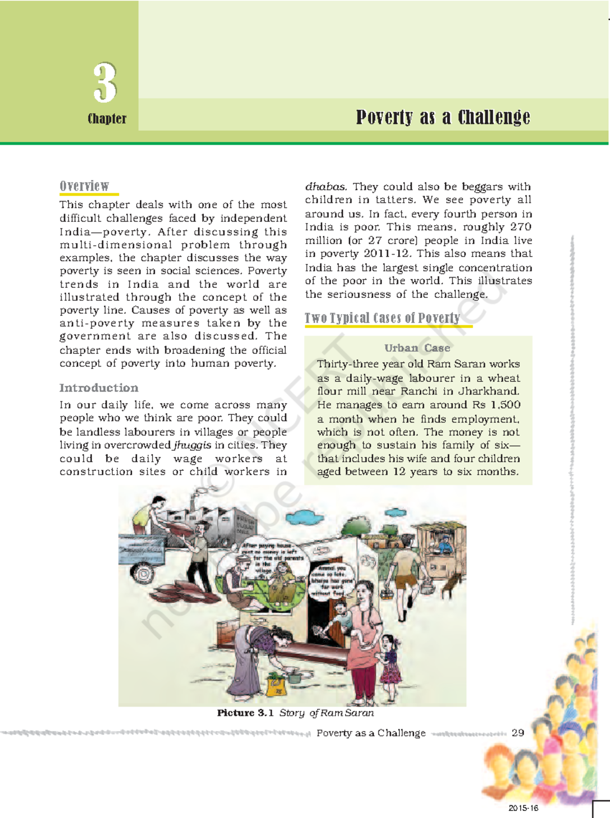 Eco 3 - notes - Poverty as a Challenge 29 Overview This chapter deals ...