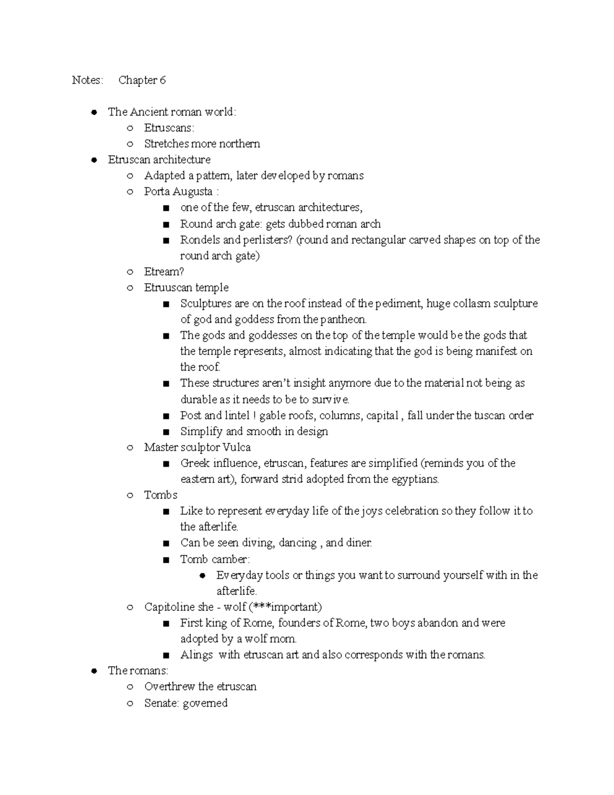 EVDS - 1660 - unit-4 (possibly unit 5) - oct 19 - Notes: Chapter 6 The ...
