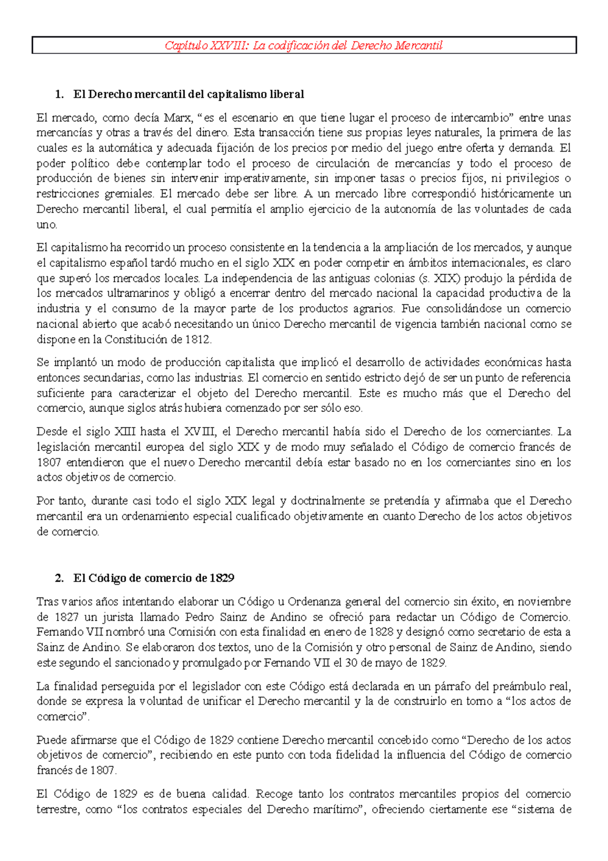Capítulo Xxviii Apuntes De Fundamentos Del Derecho Moderno Y