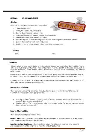 A Business Ethics 12 Q4M2 Teacher Copy Final Layout - Senior High ...