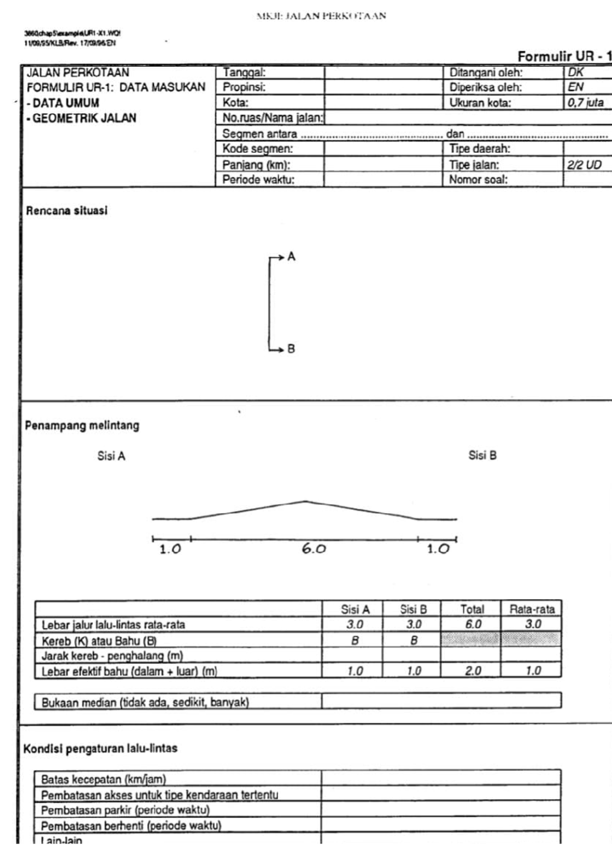 Tabel MKJI 1978 - Manajemen Pendidikan - Studocu