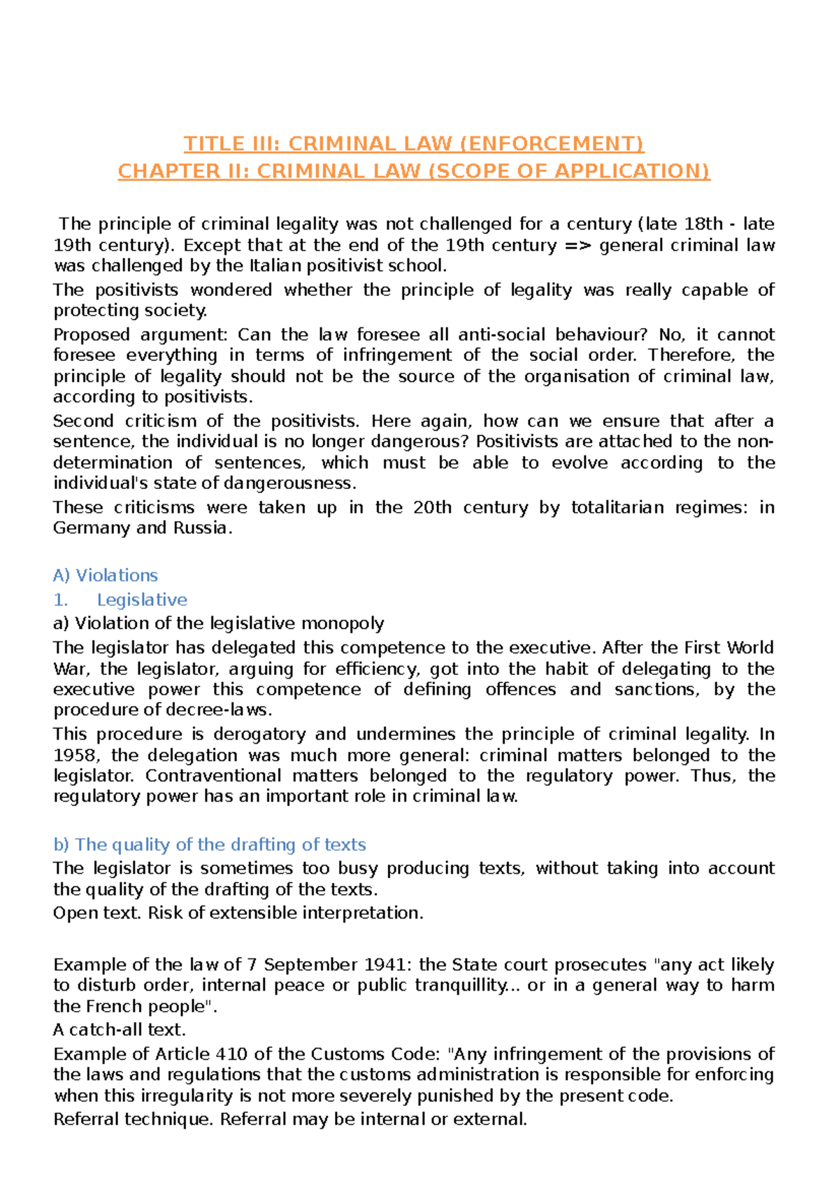 Criminal Law Part.17 - TITLE III: CRIMINAL LAW (ENFORCEMENT) CHAPTER II ...