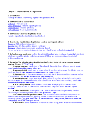 Chapter 3 Cells: The Living Units - Chapter 3 Notes ...