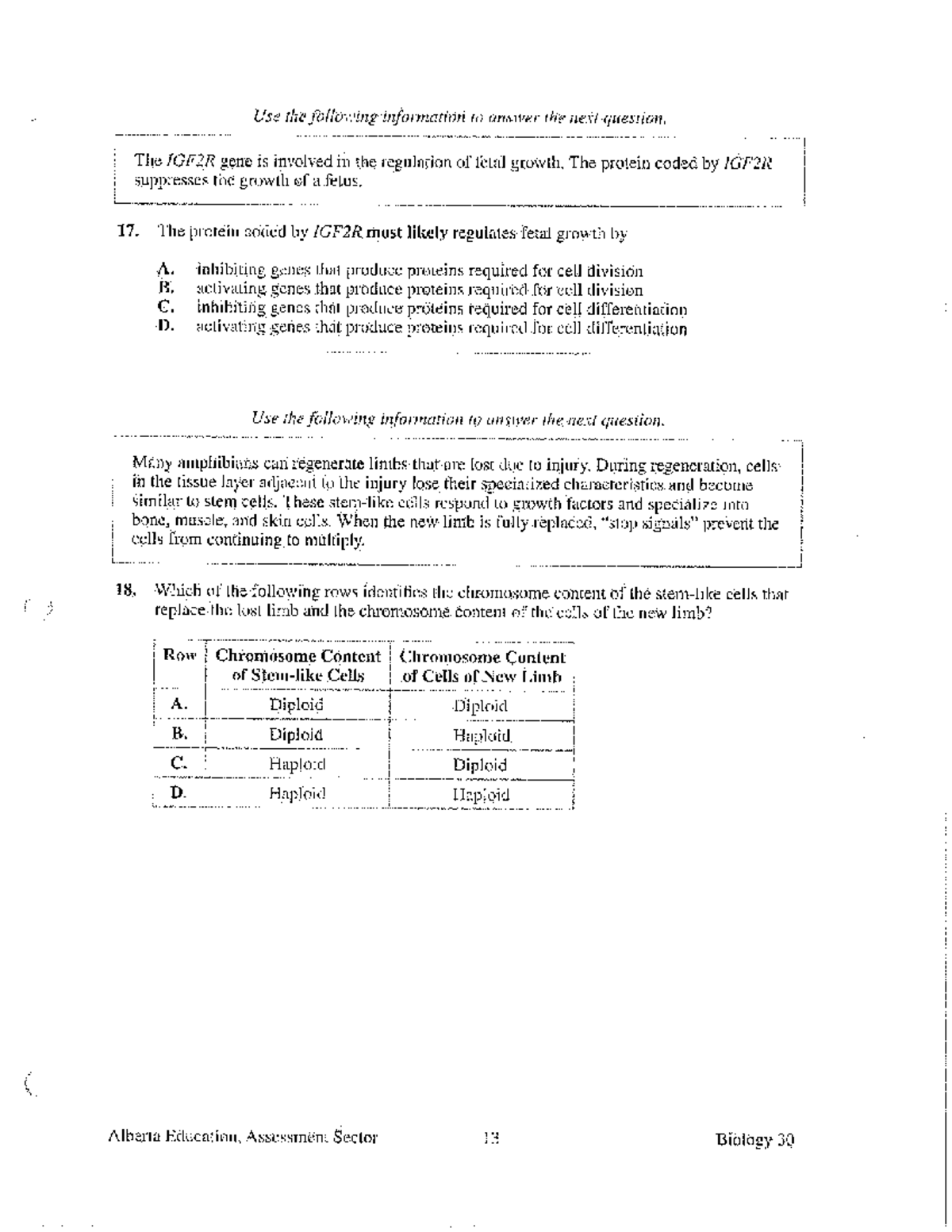 Cell Division Exemplar Questions - Studocu