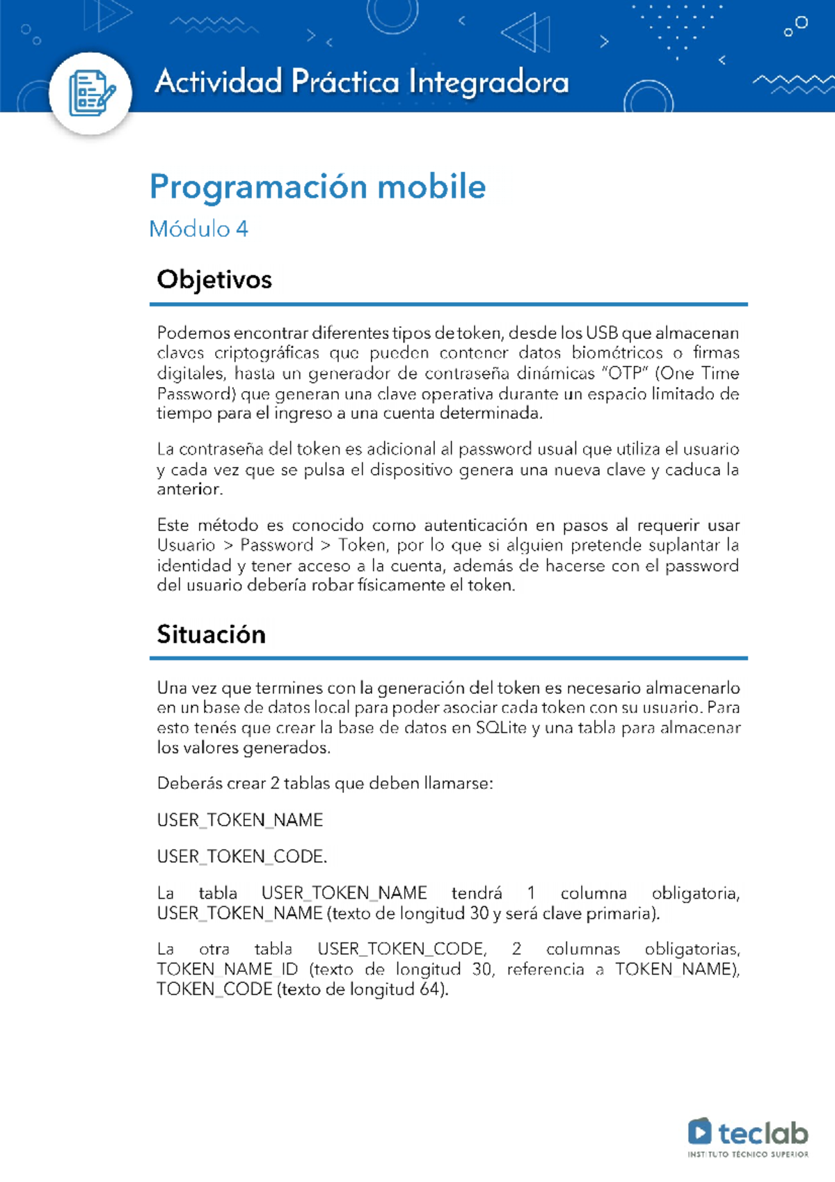 API M4 Programación mobile - Studocu