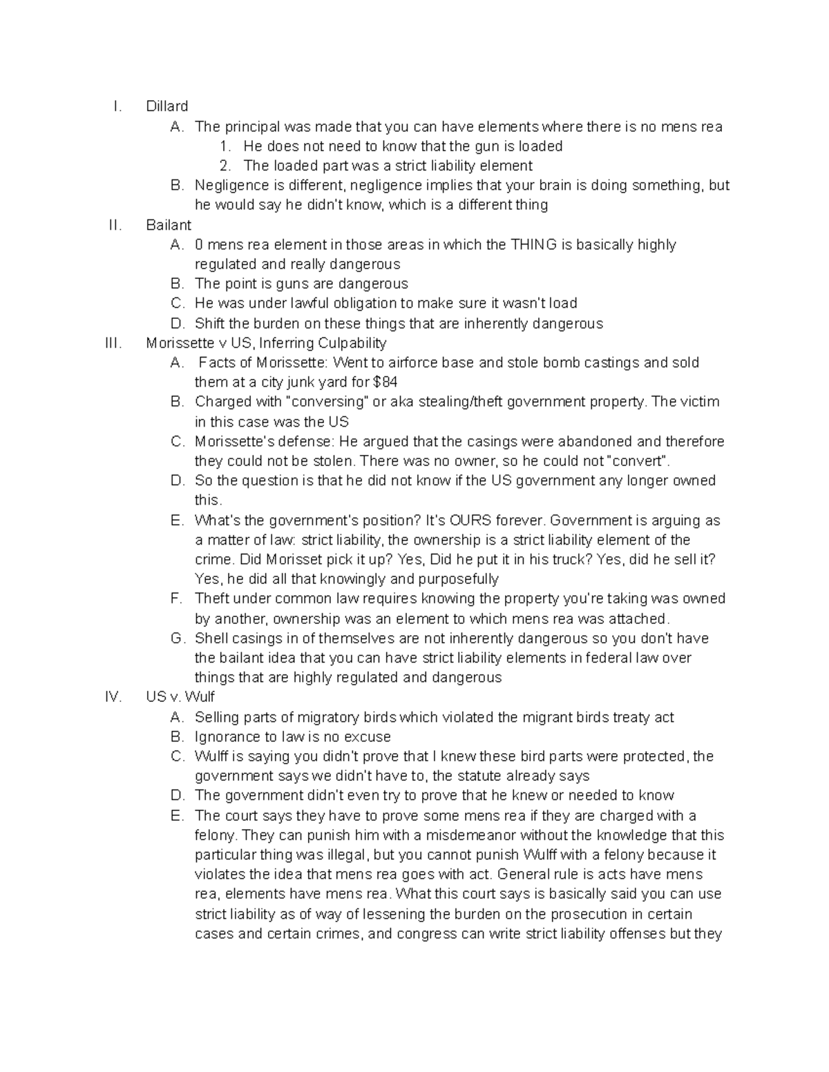 Crimlaw 10 19 2022 - I. Dillard A. The principal was made that you can ...