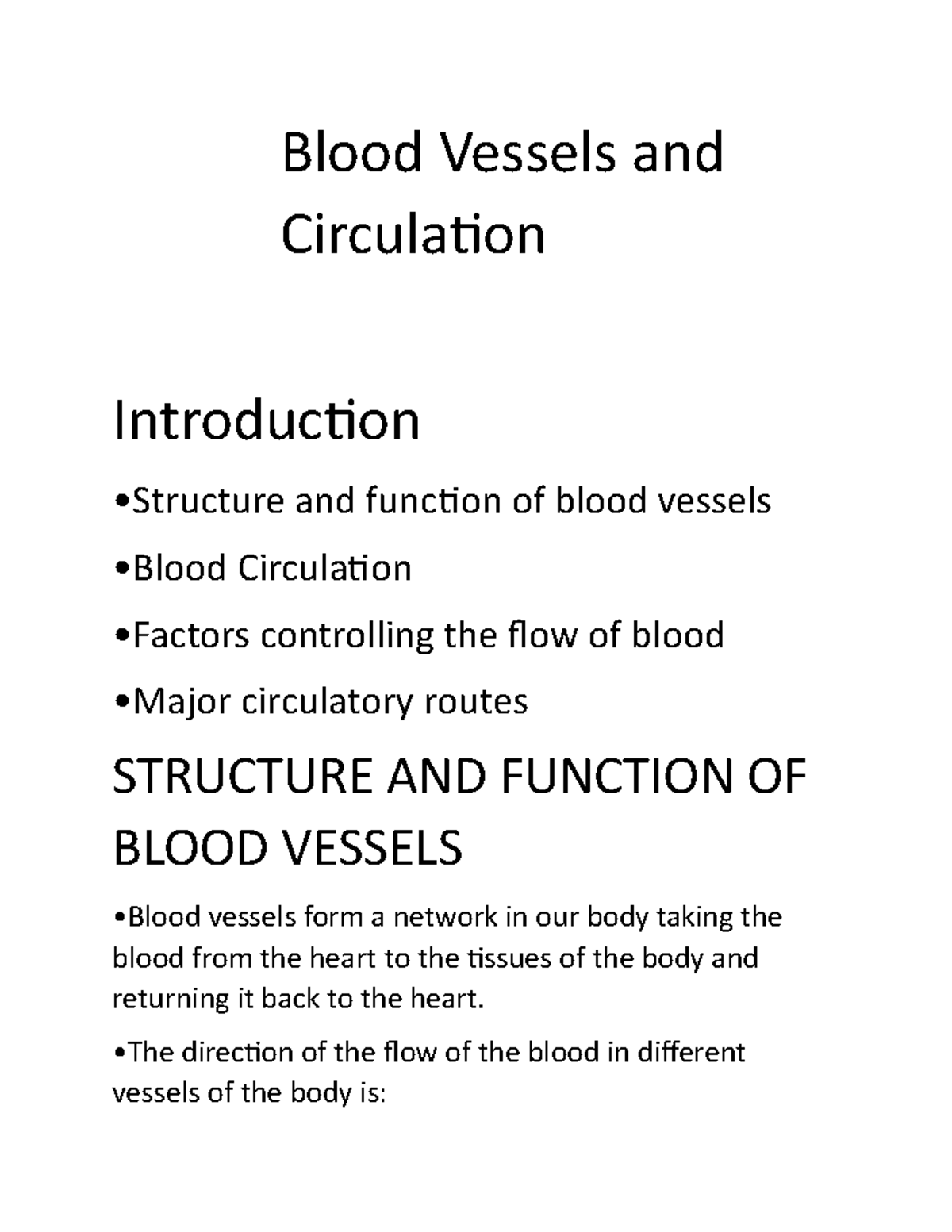 Document 45 - Chapter 21: Blood Vessels and Circulation - Blood Vessels ...