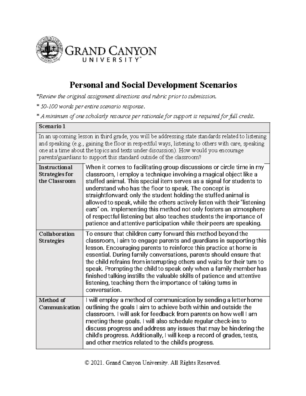 ELM-200-T5-Personal and Social Development Scenarios - Personal and ...