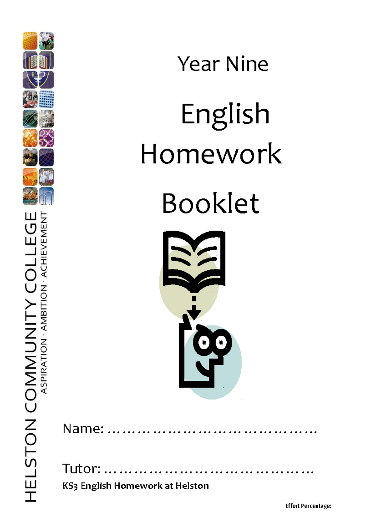 Y9 English Booklet General - Year Nine English Homework Name: - Studocu