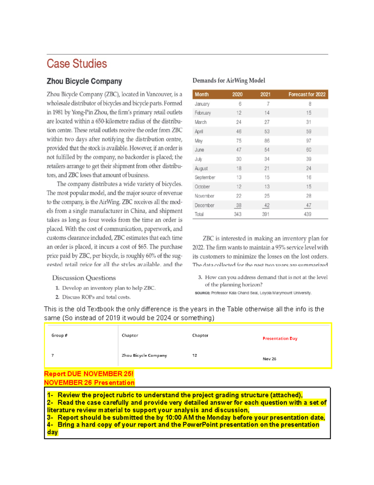 Chapter 12 Operations Management - This is the old Textbook the only ...