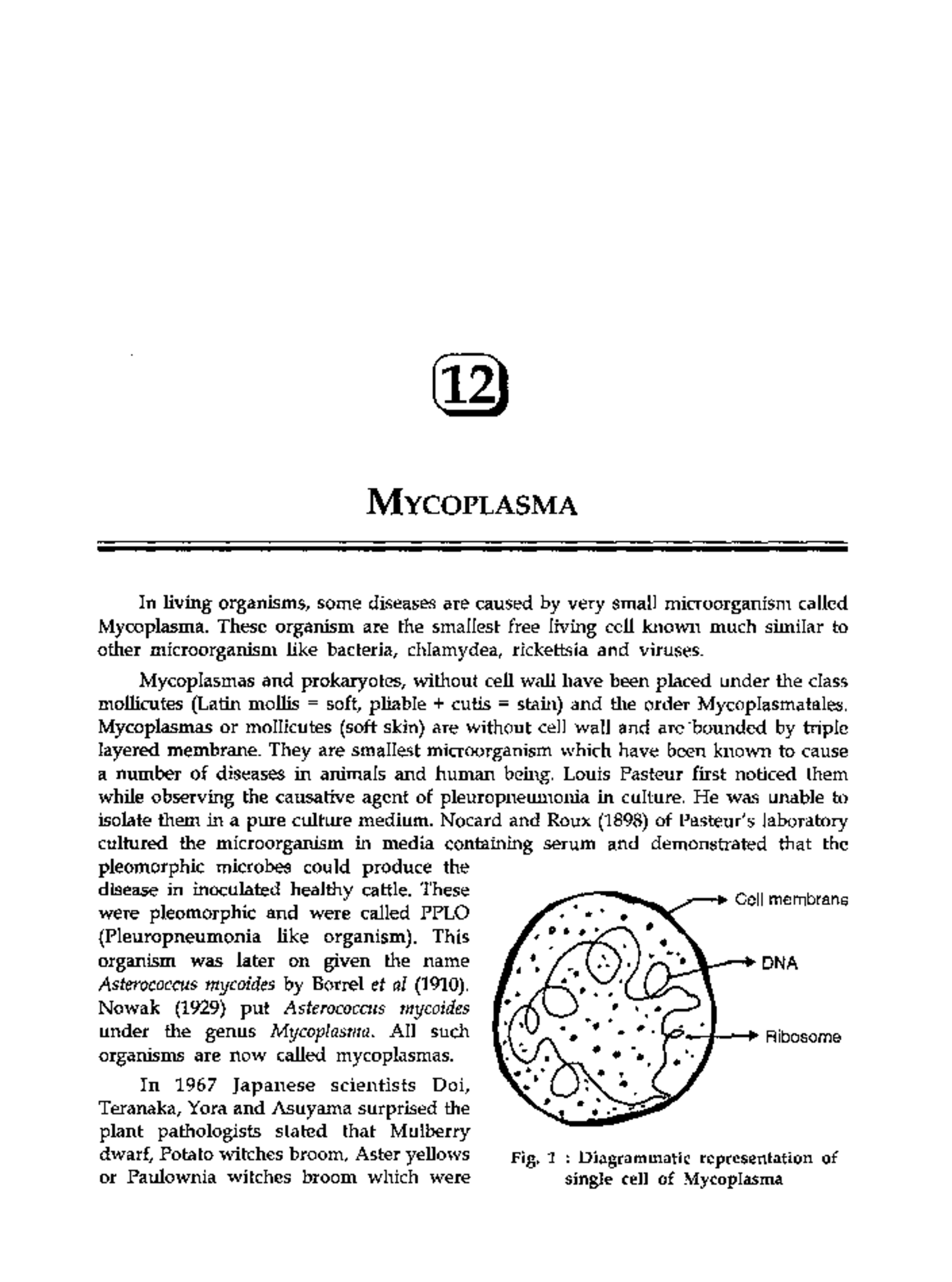 Text Book of Microbiology (1)-262-273 - MYCOPLASMA In living organisms ...