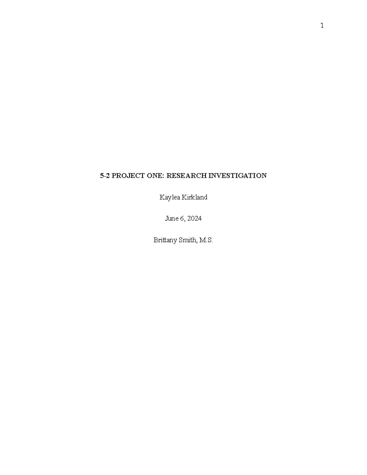 5-2 project one Social Science - 5-2 PROJECT ONE: RESEARCH ...