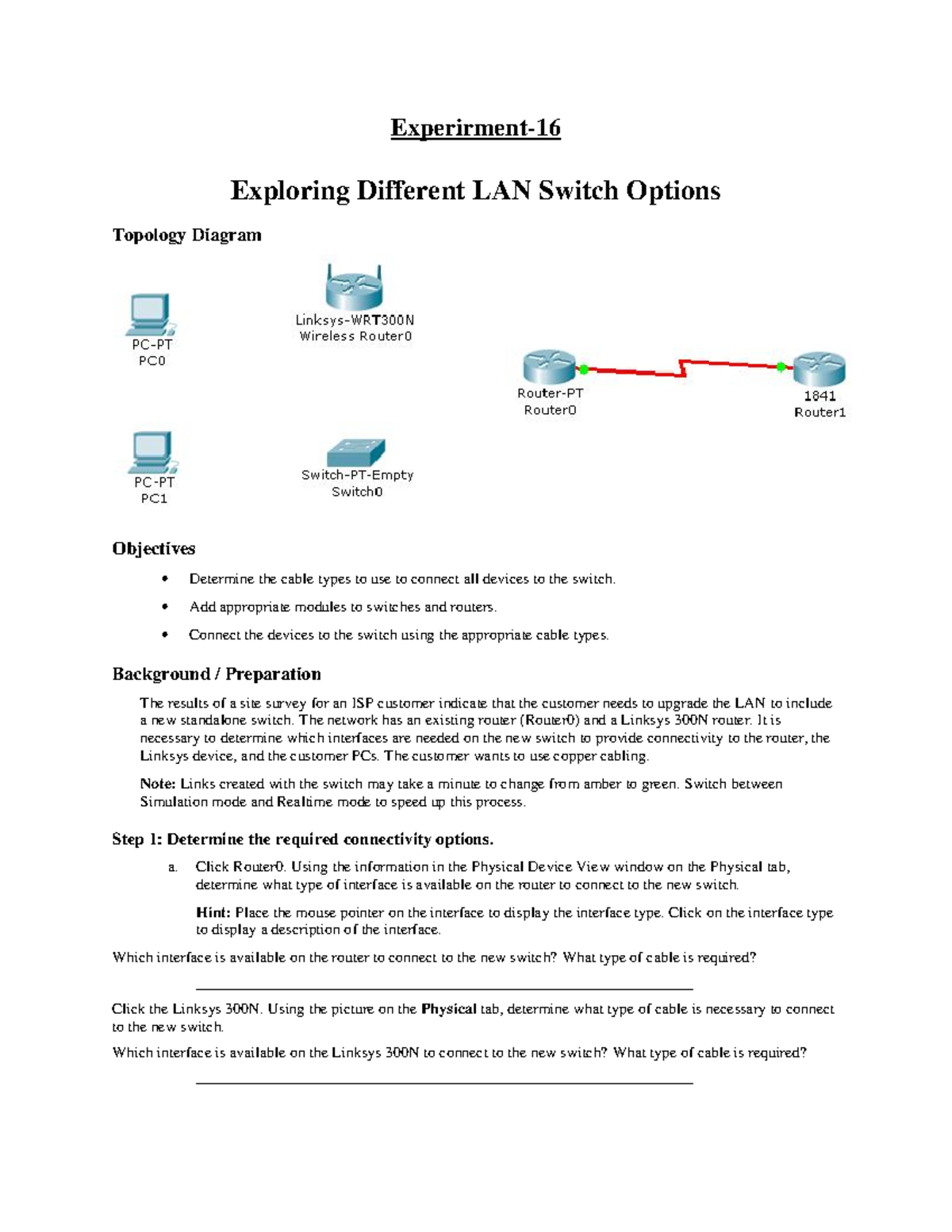 Network address translation - Experirment- Exploring Different LAN ...