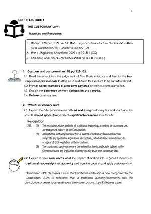 JUR 110 Exam Questions - EXAM paper - EXAMINATION DATE TOTAL MARKS TIME ...