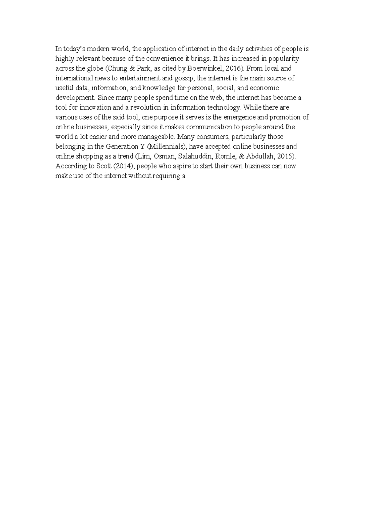 Introduction 1 - notes - In today’s modern world, the application of ...