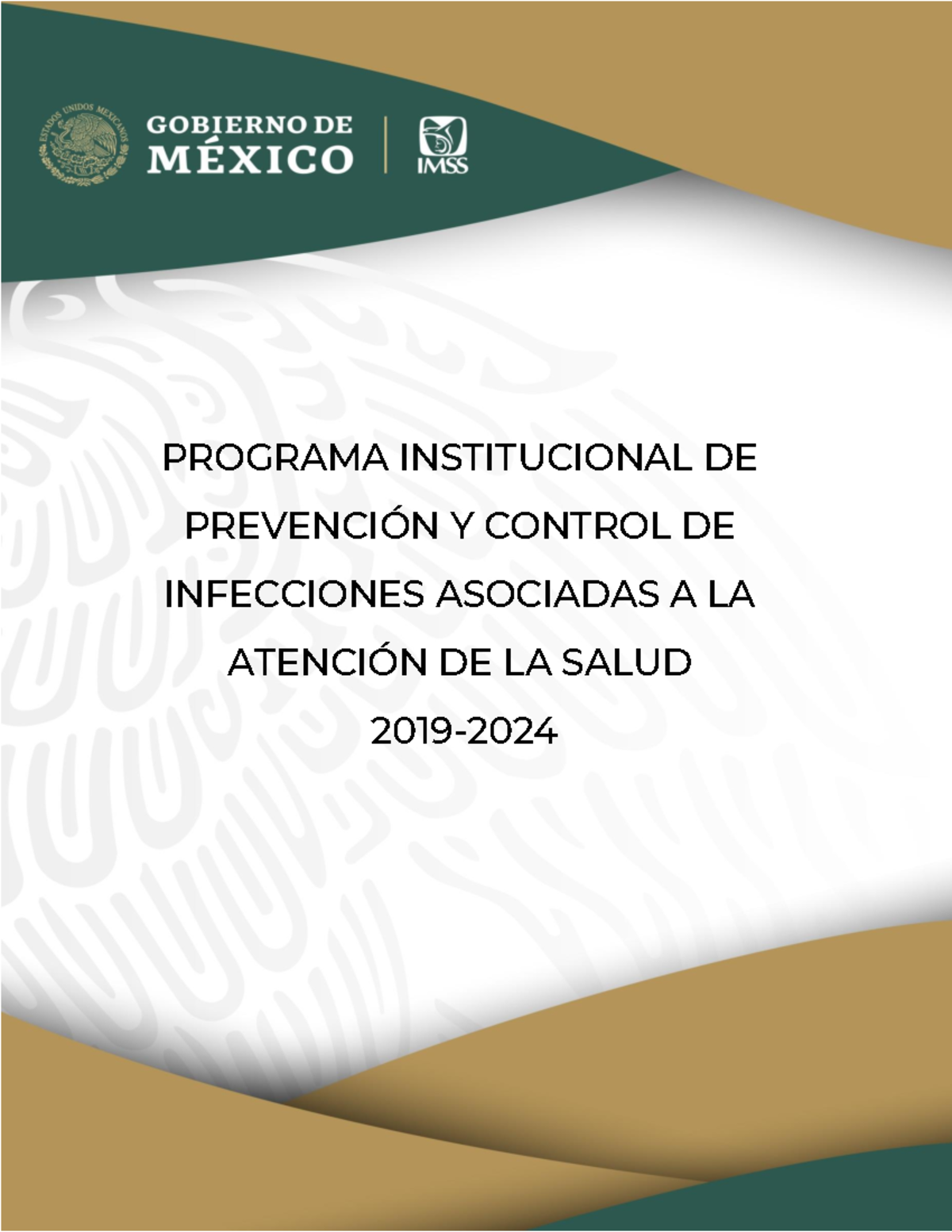 Programa Institucional DE Prevencion Y Control DE IAAS 2019-2024 - PROGRAMA INSTITUCIONAL DE ...