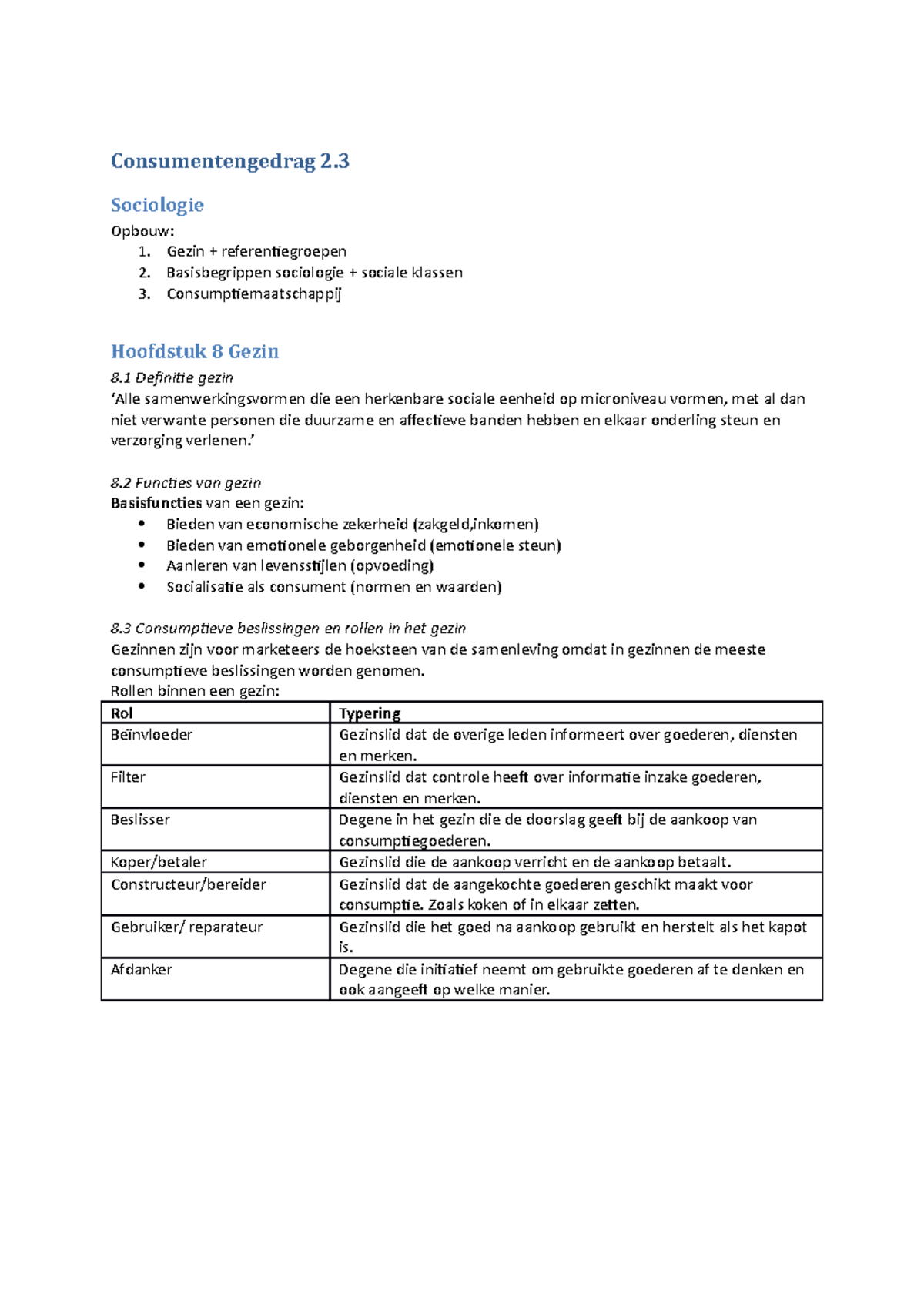 Consumentengedrag 2 - Samenvatting Marketing - Consumentengedrag 2 ...