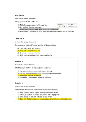 SCL1501 NOTES SUMMARY OF ALL UNITS - SCL 1501 NOTES STUDY UNIT 1 ...