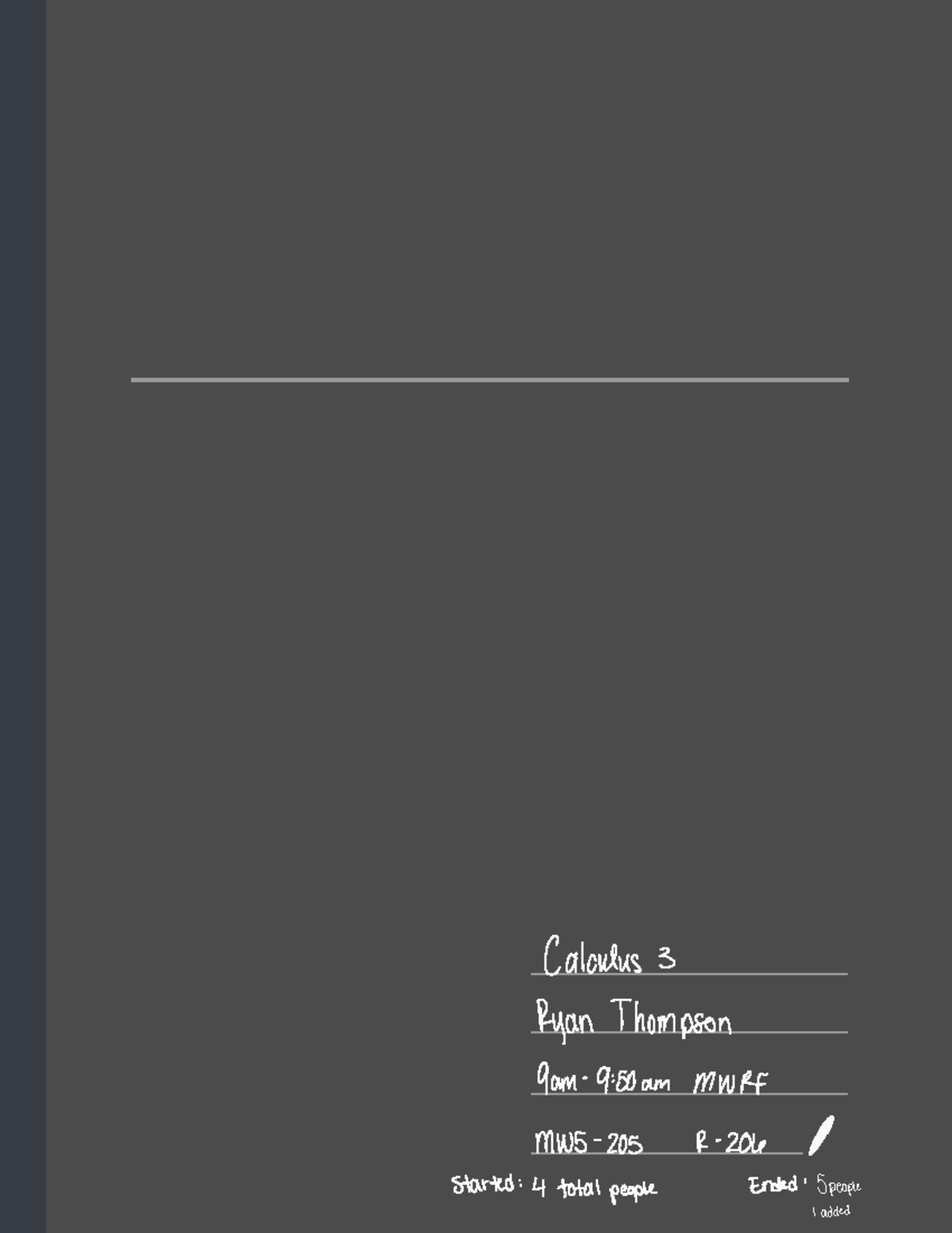 Calculus 3 Lecture Notes - Calculus 3 Ryan Thompson 9am 9 :50am MWRF ...