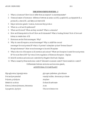 Chapter 4-t Ortora - information - CHAPTER 4: TISSUE LEVEL types of ...