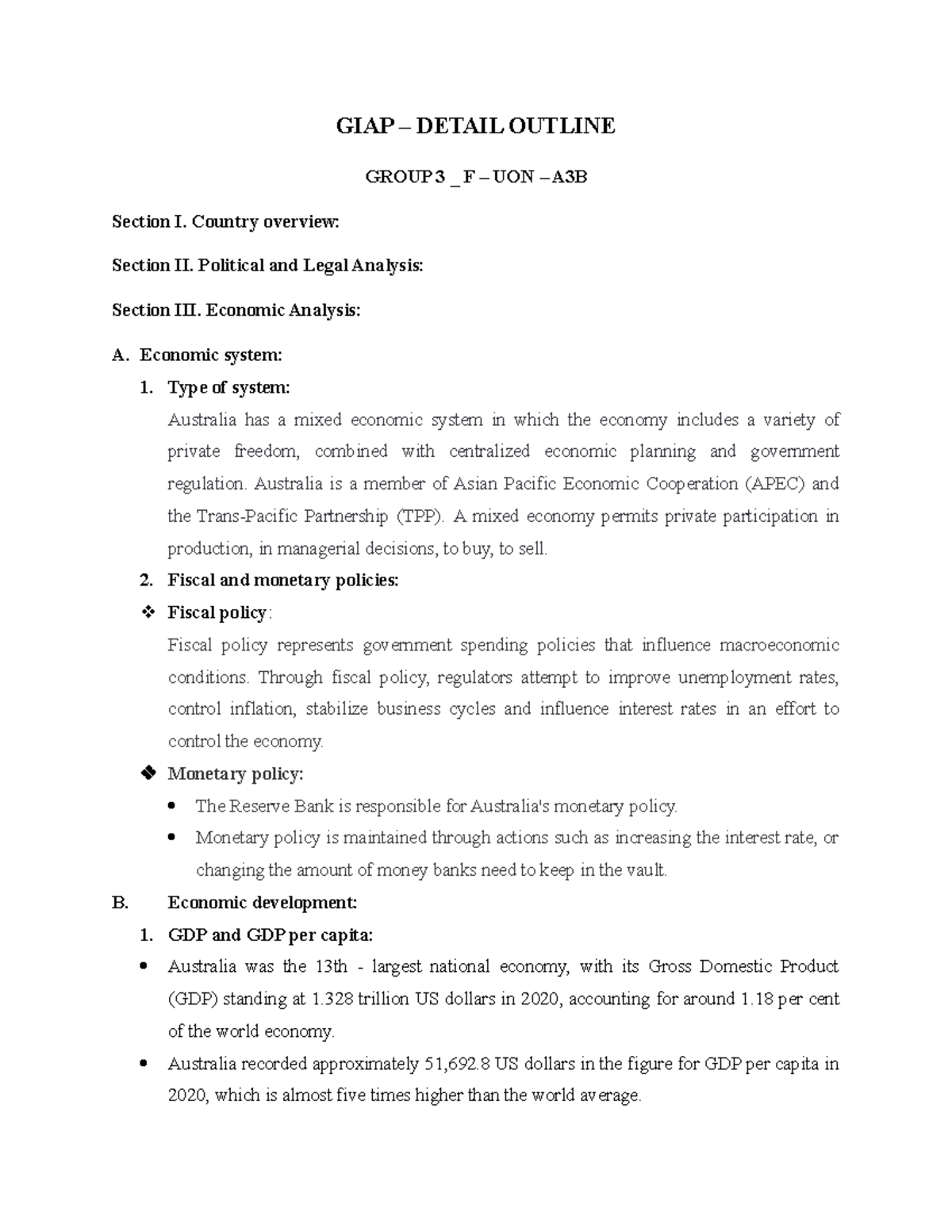 GIAP Detail Outline Group 3 - GIAP – DETAIL OUTLINE GROUP 3 _ F – UON ...