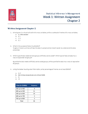 BNAD-276-Written-Assignment-Chapter-1 Jo Jo Taylor - Statistical Inference in Management Week 1 ...