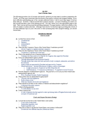 Syllabus - Class Assignments - Part 2: Class Assignments The following assignments are subject ...