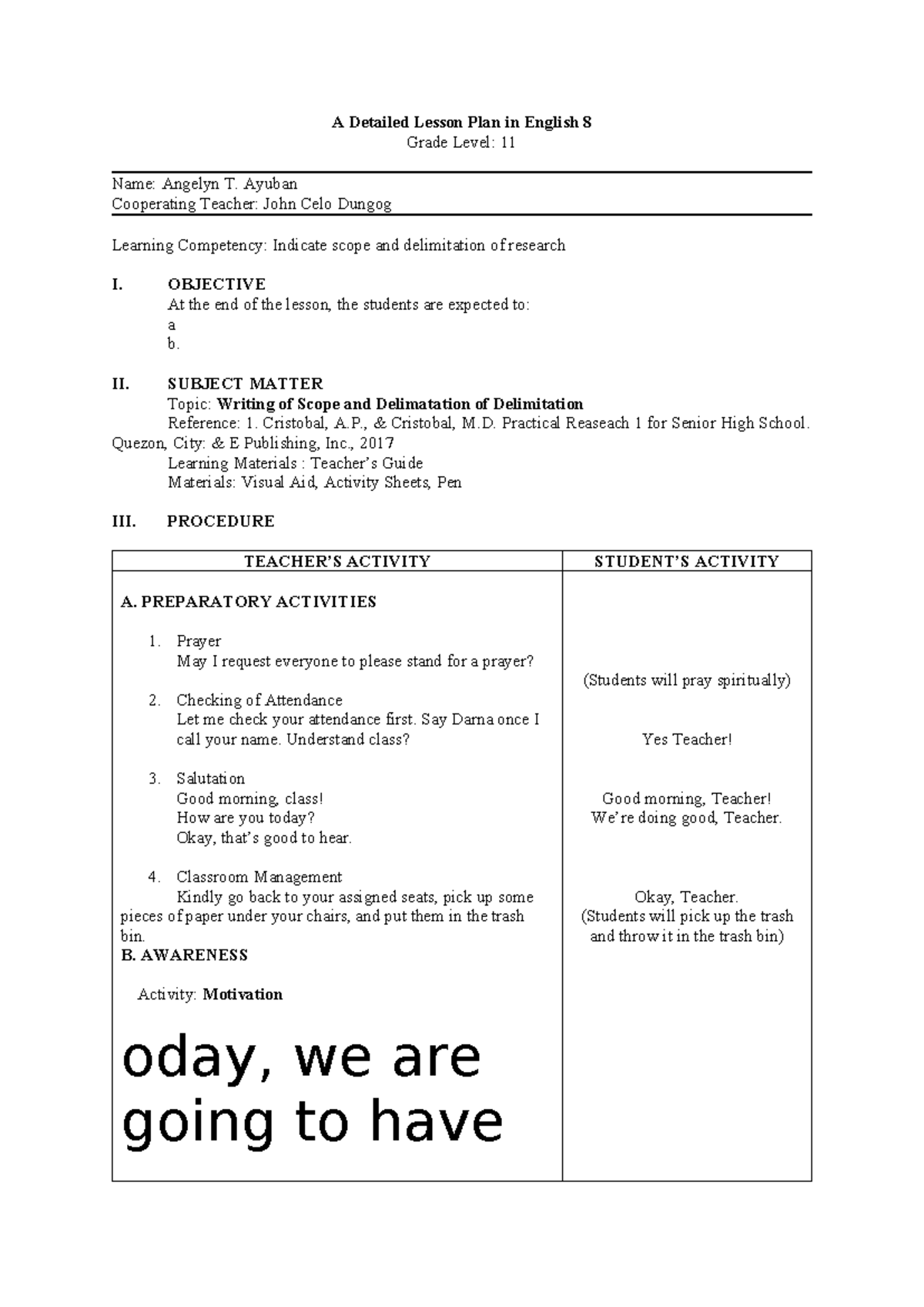 Checked Matedios A-Detailed-Lesson-Plan-in-English-8 - A Detailed ...