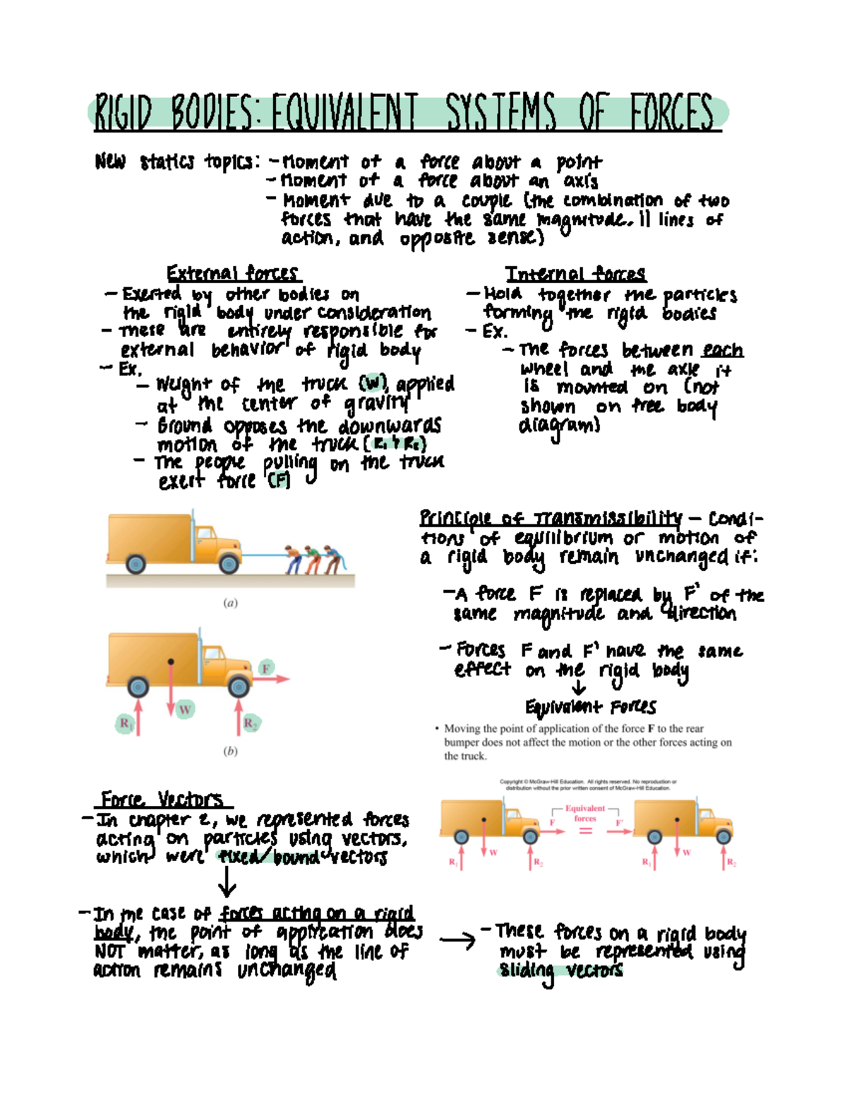 Chapter 3: Rigid Bodies - Equivalent Systems of Forces - RIGID BODIES ...