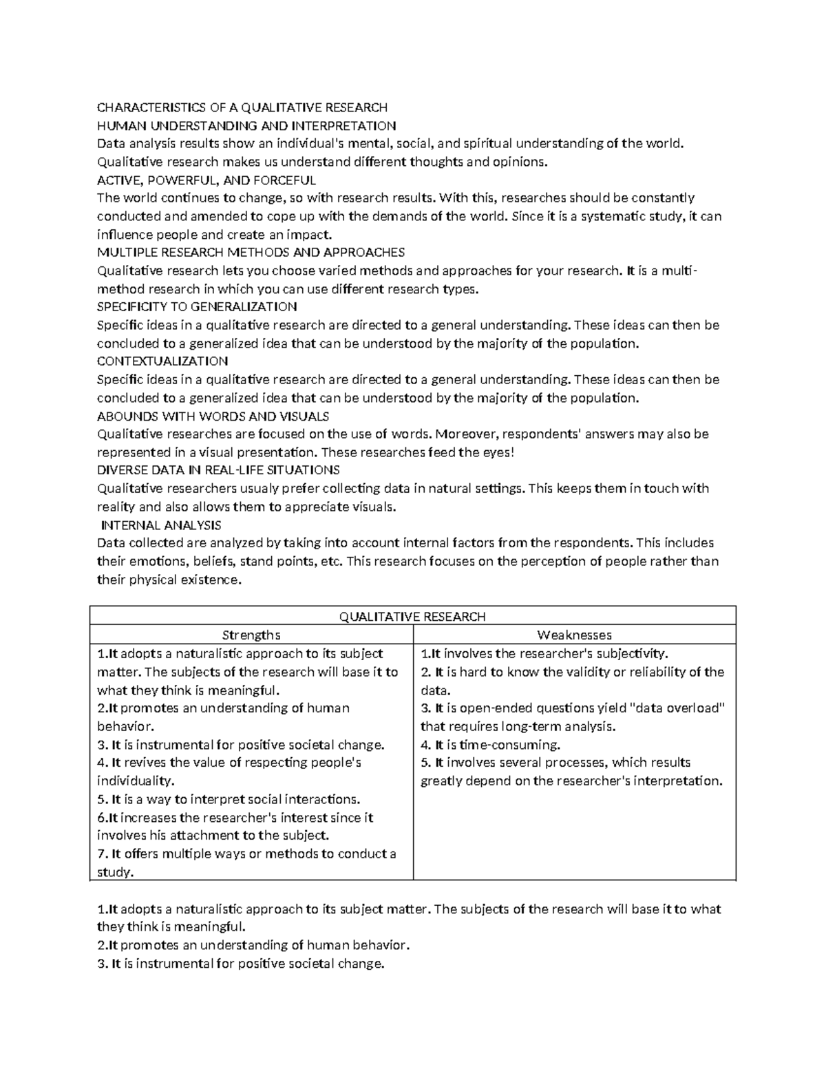 Lesson-6 - Practical Research 1 - CHARACTERISTICS OF A QUALITATIVE ...